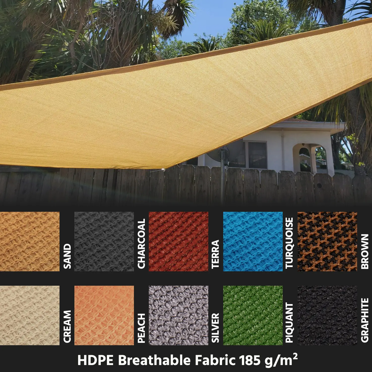 Sun Shade Sail Sample - Permeable – LOVE STORY