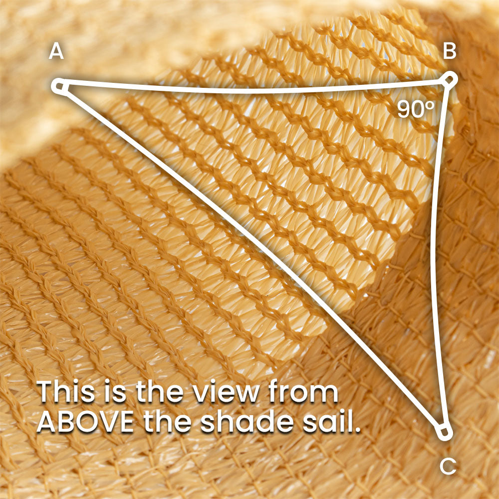 LOVE STORY Custom-Made Shade sail-Right Triangle